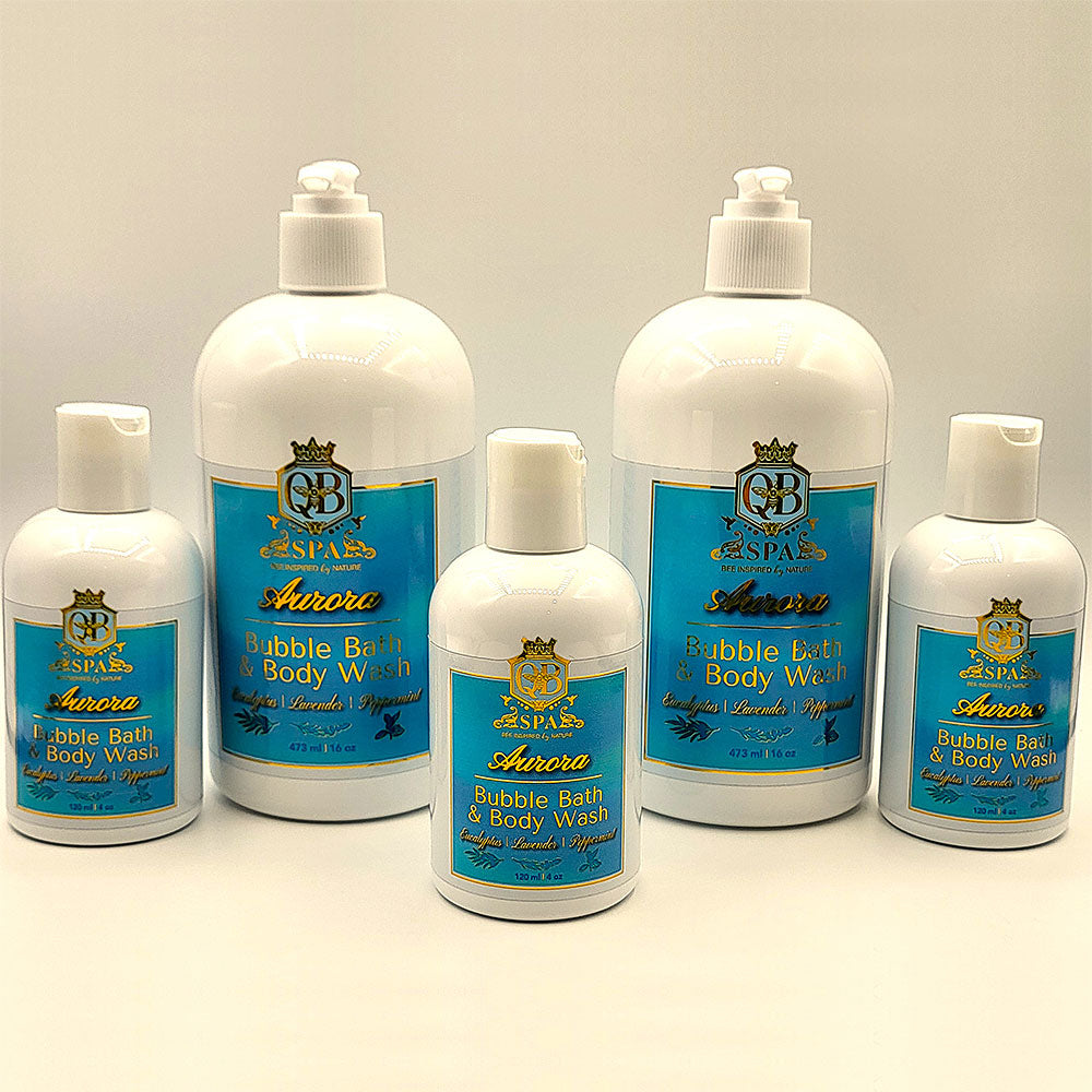 QB SPA - AURORA Bubble Bath & Body Wash – Queen Bee Farms