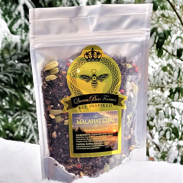 MALAHAT CHAI * NEW * – Spiced Assam Black Tea – Queen Bee Farms